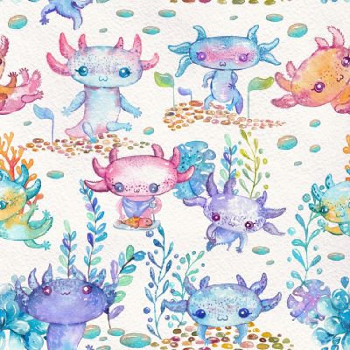 Axolotl PNG Clip Art Watercolor Animal LF282 - Etsy UK
