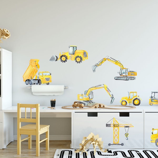 Construction Decals - Etsy