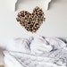 Wild Heart Wall Decal Cheetah Spots Stickers Customization, LF322 - Etsy