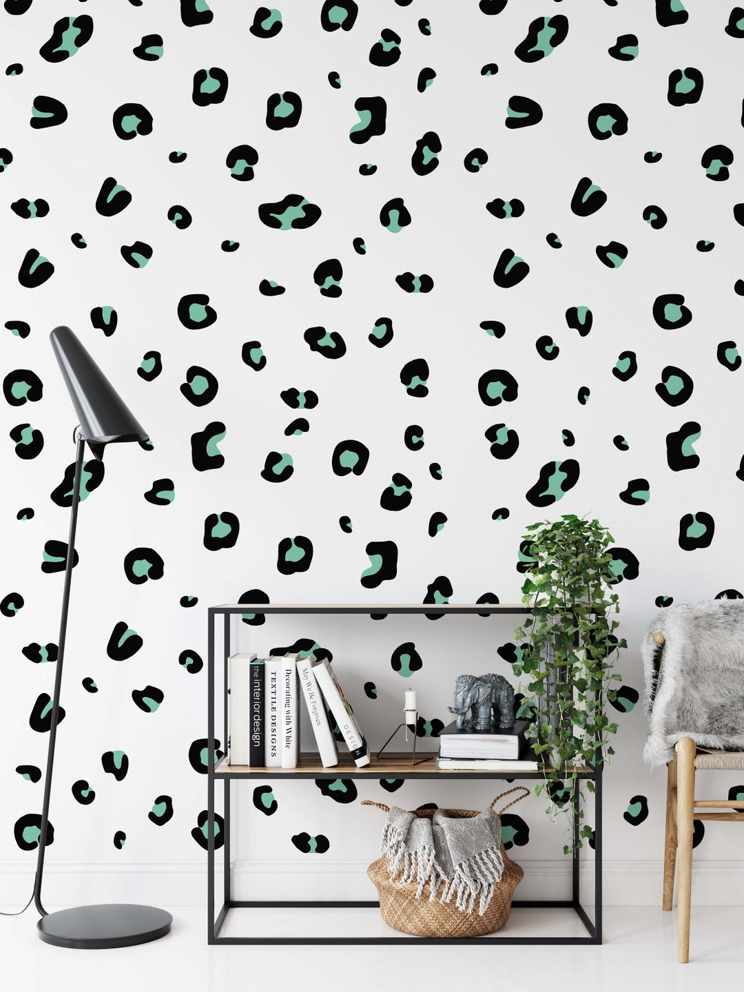 Leopard Print Wall Decal Animal Cats Spots Polka Dot Stickers, LF127 - Etsy