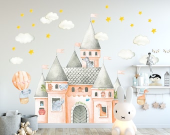 Castle Wall Decal - Etsy