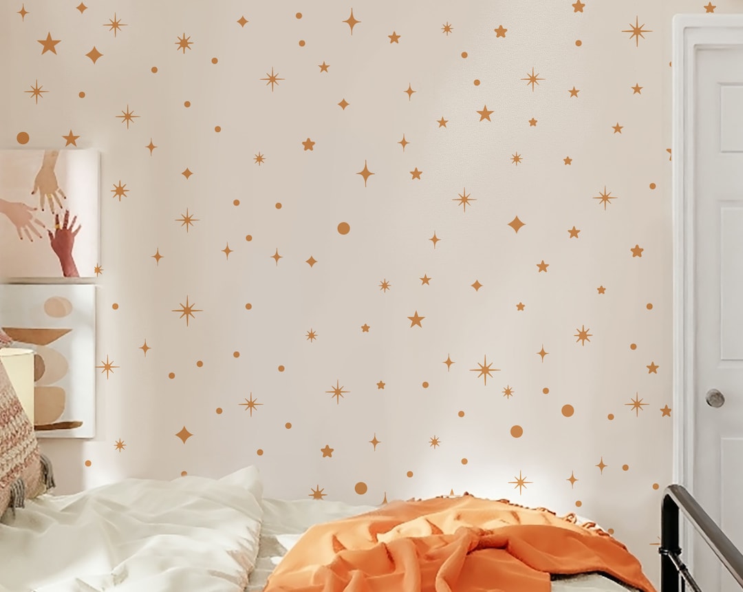 Starburst Wall Decals Star Stickers, LF325 - Etsy