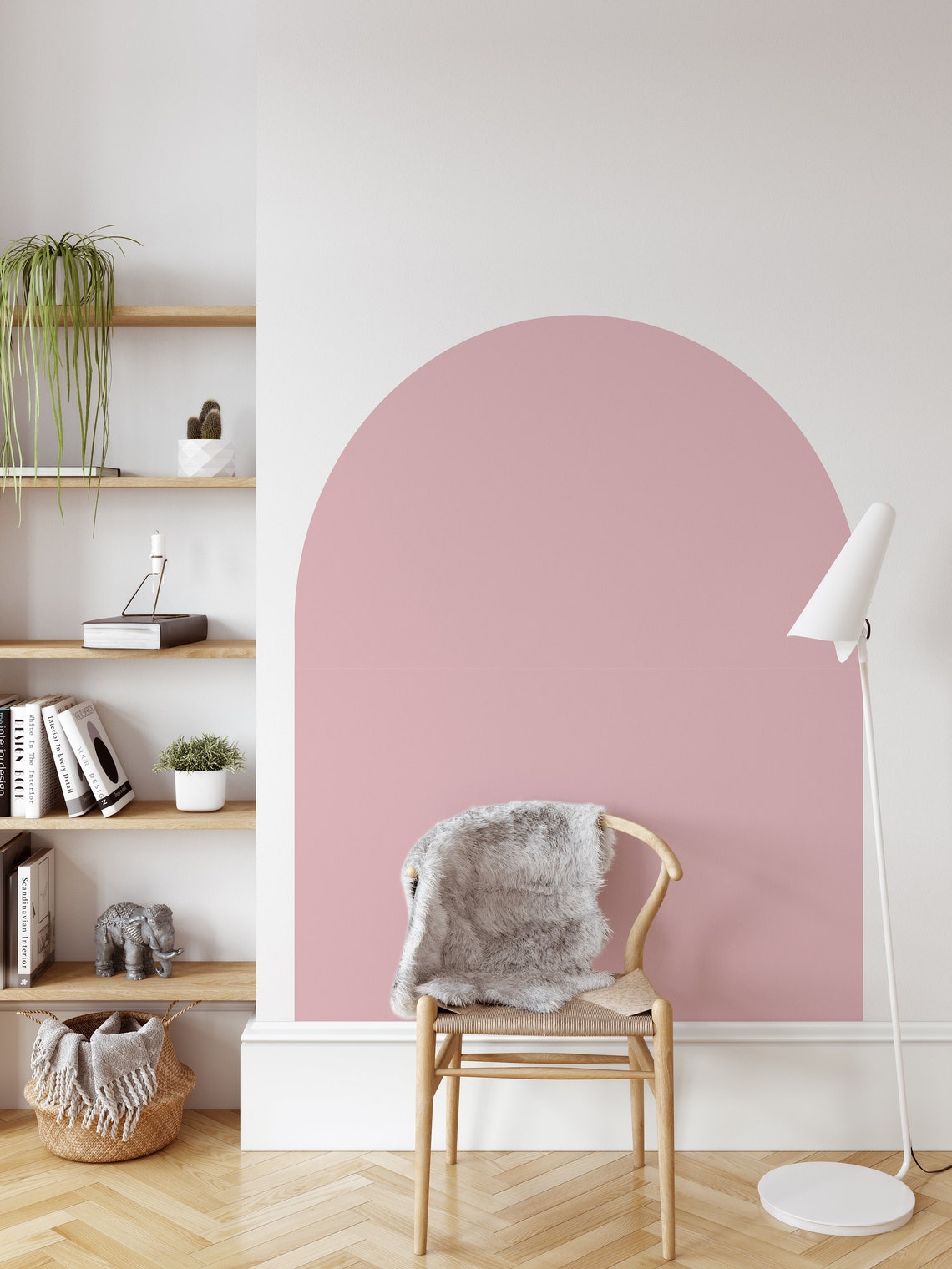 Arch Wall Decal Colour Block Sticker Headboard LF128 | Etsy