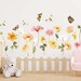 Field Flowers Wall Decals Wild Grass Stickers Butterflies - Etsy