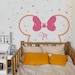 Toddler Headboard Wall Decal Mickey Minnie Mouse Large Arch Sticker ...