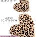 Wild Heart Wall Decal Cheetah Spots Stickers Customization, LF322 - Etsy