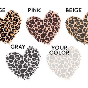 Wild Heart Wall Decal Cheetah Spots Stickers Customization, LF322 - Etsy