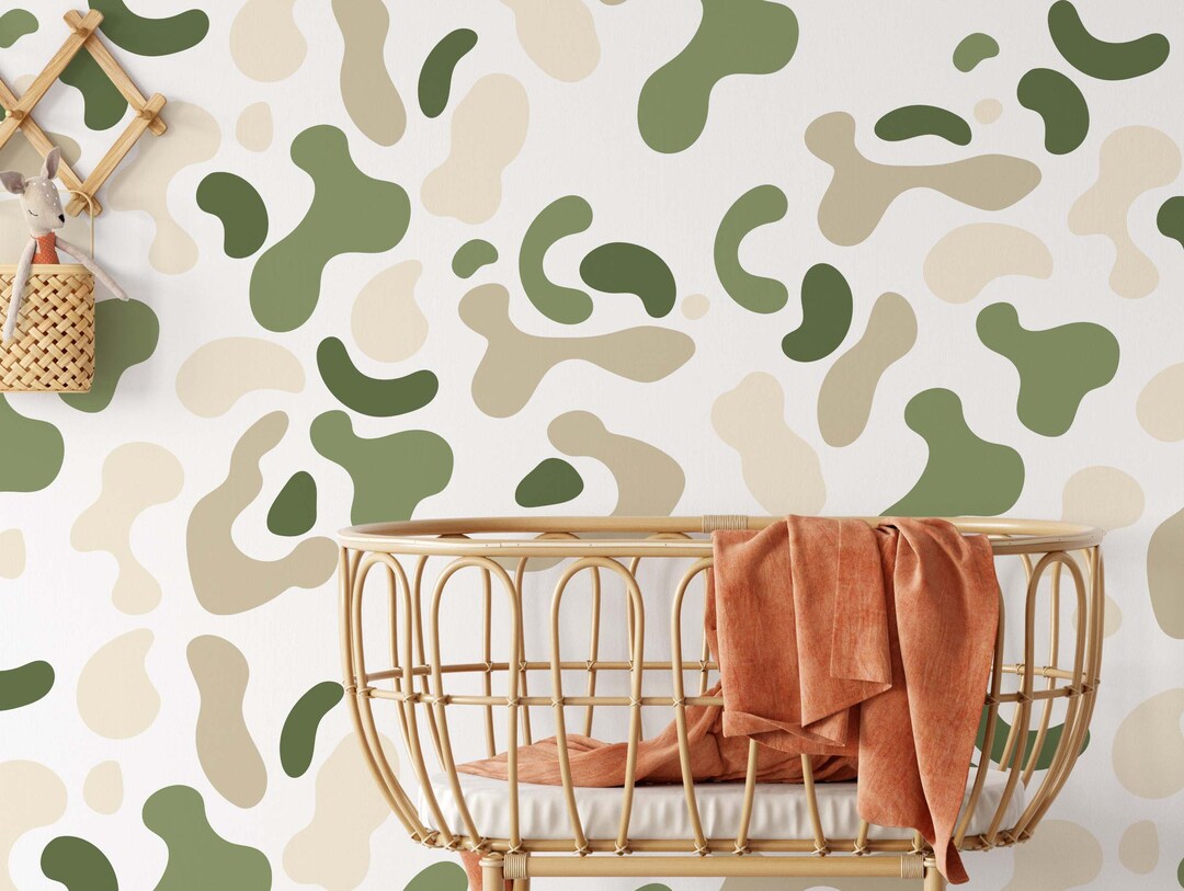 Abstract Greenery Boho Large Spots Wall Decals Color Room Decor ...