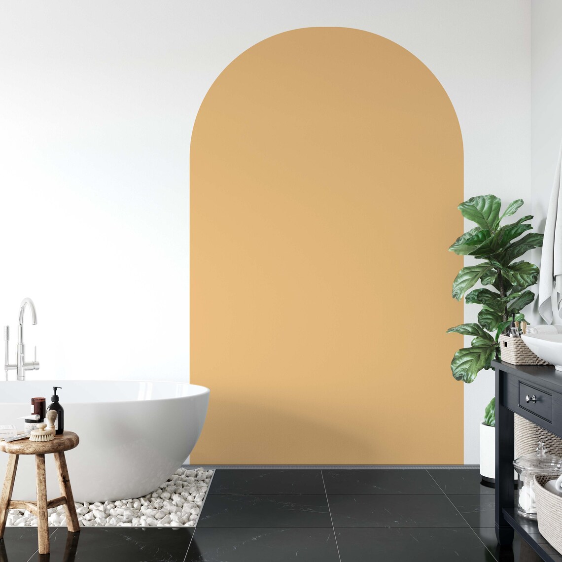 Arch Wall Decal Colour Block Sticker Large LF109 - Etsy