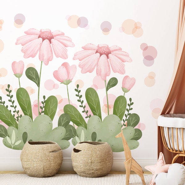 Large Floral Decals - Etsy