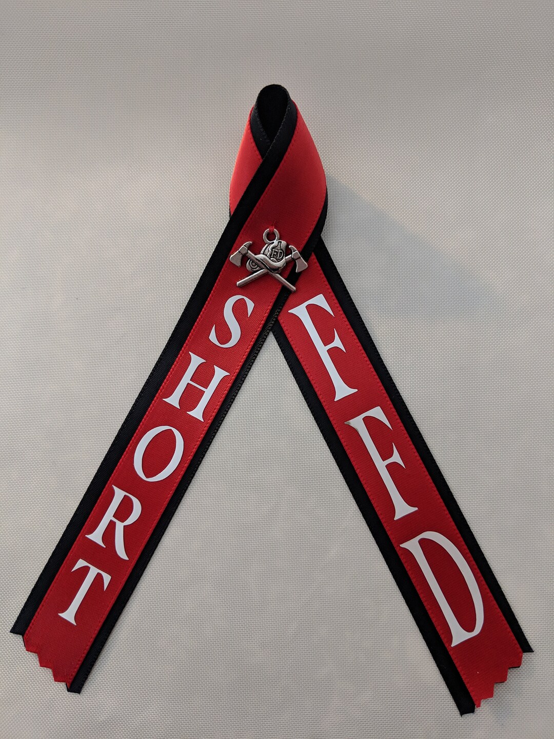 Personalized Firefighter Academy Graduation Ribbon, Thin Red Line - Etsy