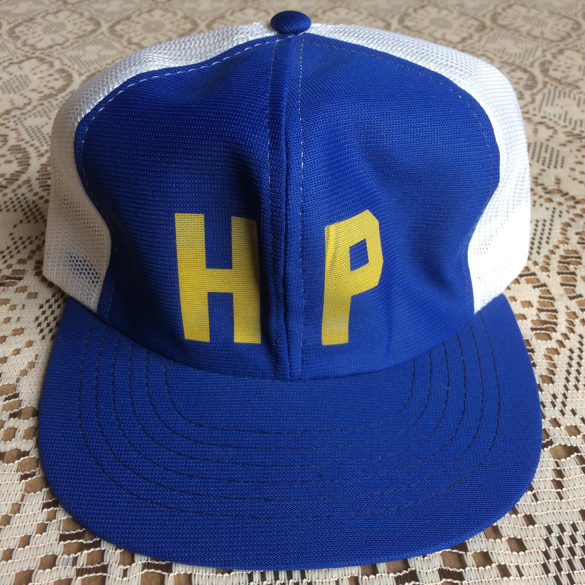 Vintage Hewlett-packard 6 Panel Poly/mesh Trucker Hat Size Medium to ...