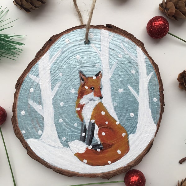 Fox Ornament - Etsy