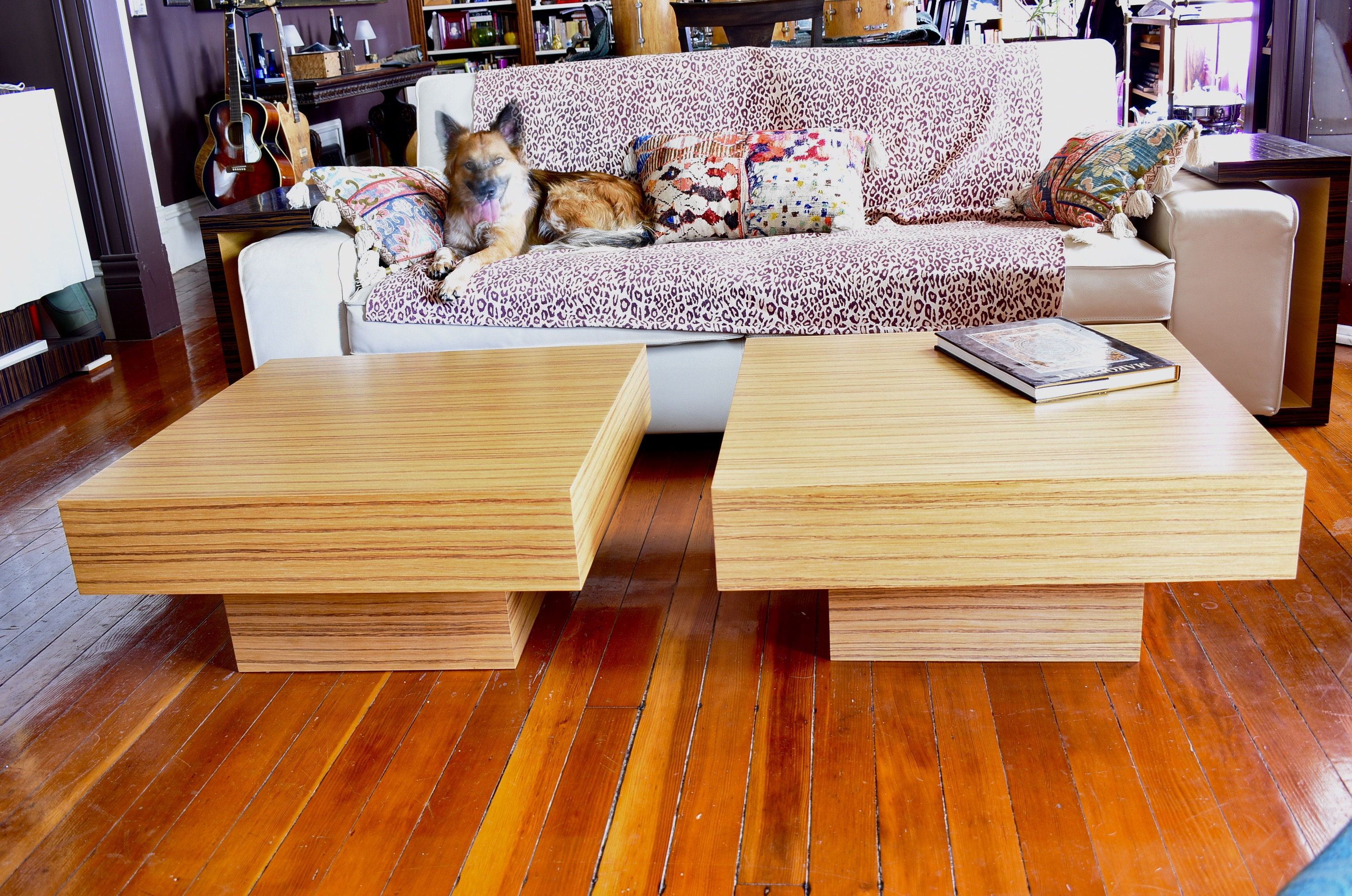 Modern Low Coffee Table Set Wood Coffee Table Low Rise Coffee Table ...
