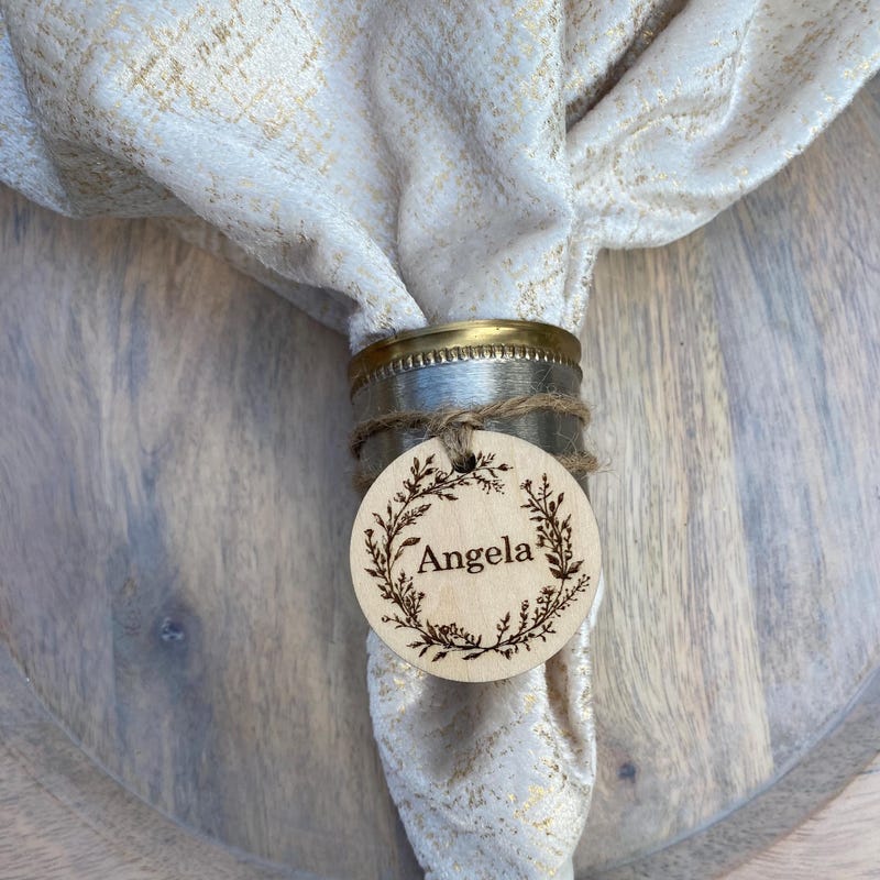 Wedding Napkin Rings - Etsy