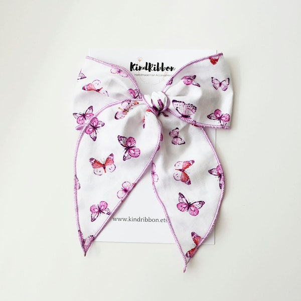 Butterfly Hair Bow - Etsy