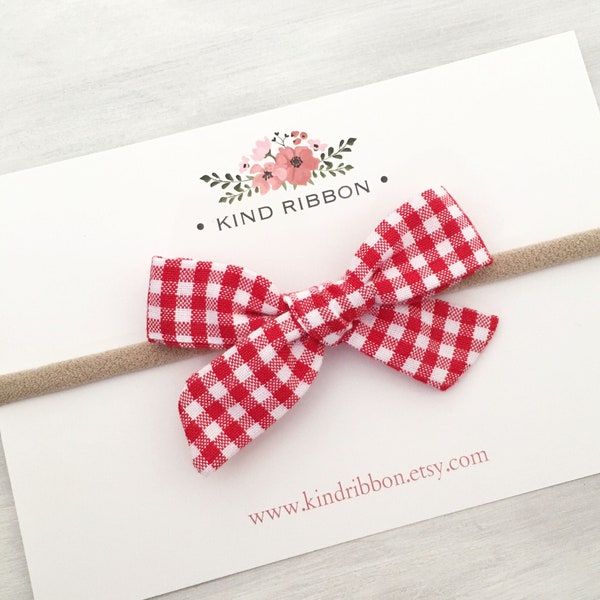 Red Gingham Check - Etsy