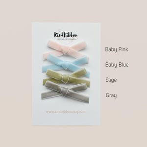 Mini Velvet Bows - 2.5 Inch - Etsy