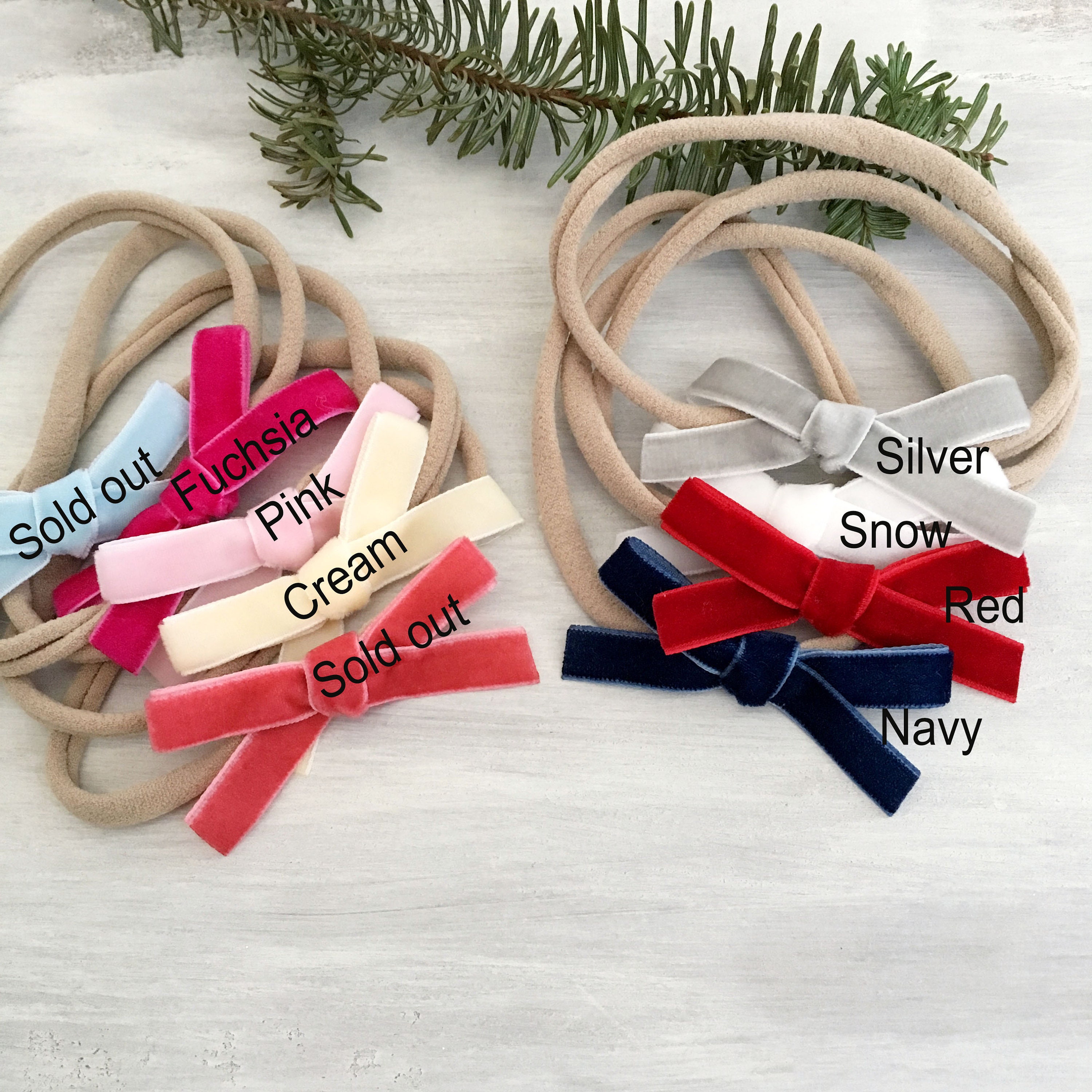 Mini Velvet Bows 2.5 Inch - Etsy