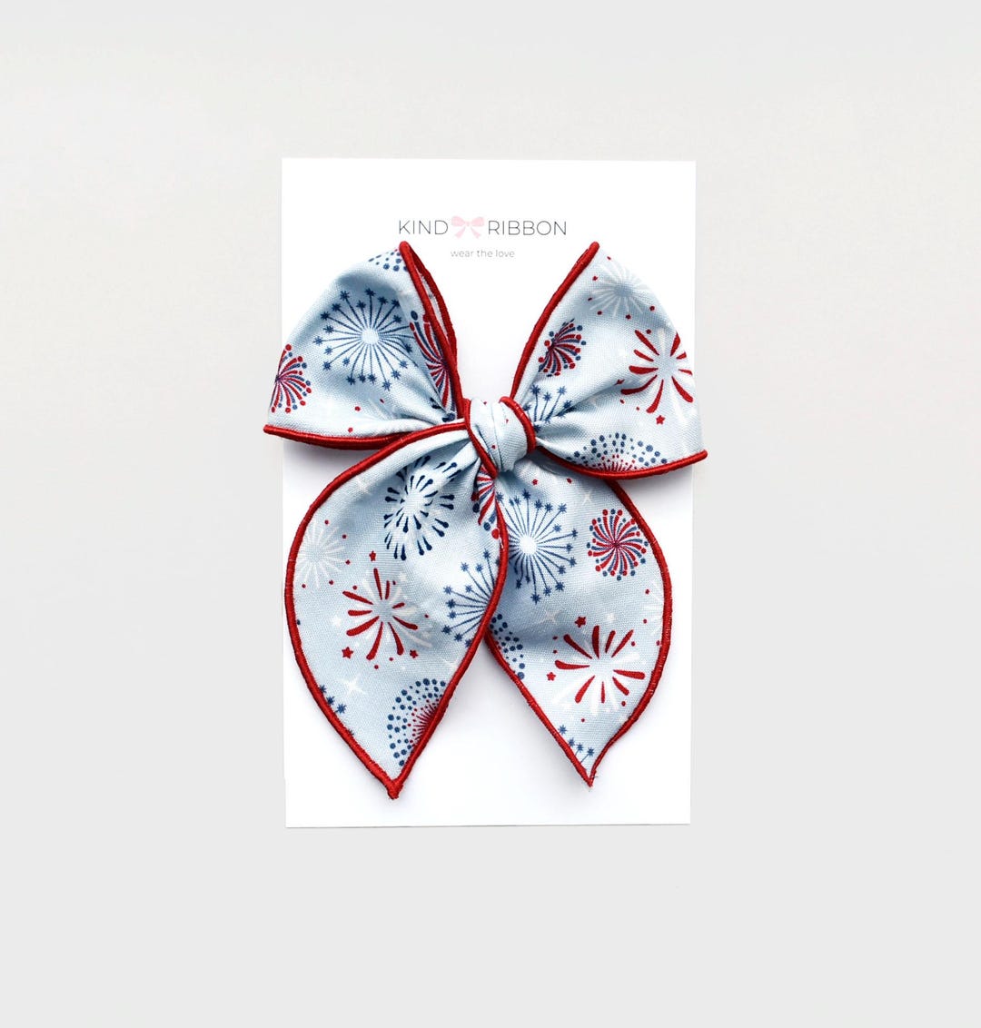NEW* 4th of July Fireworks Bow • Scrunchie • Knot Headband • Mini Me ...