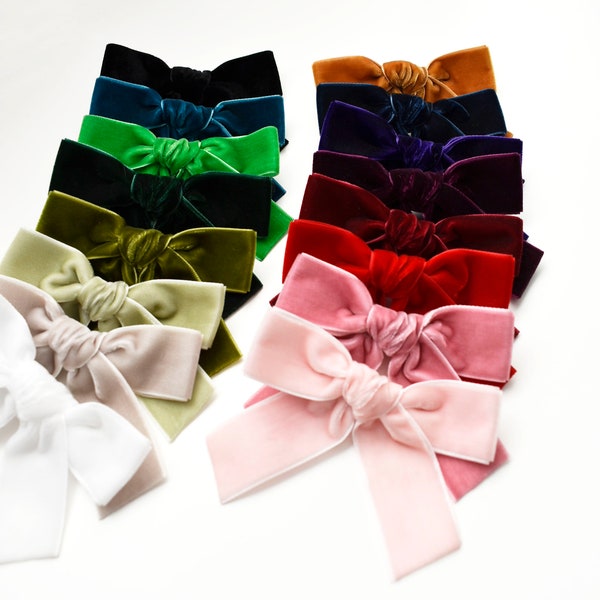 Velvet Bow - Etsy