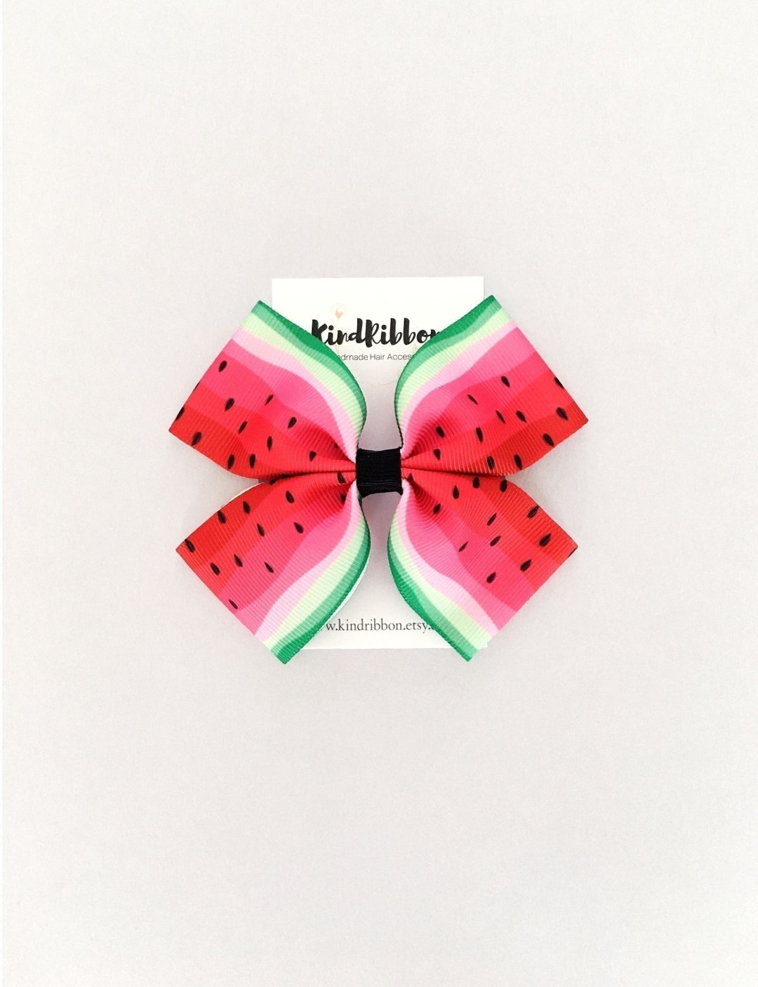 Watermelon Hair Bow - 4inch - Etsy