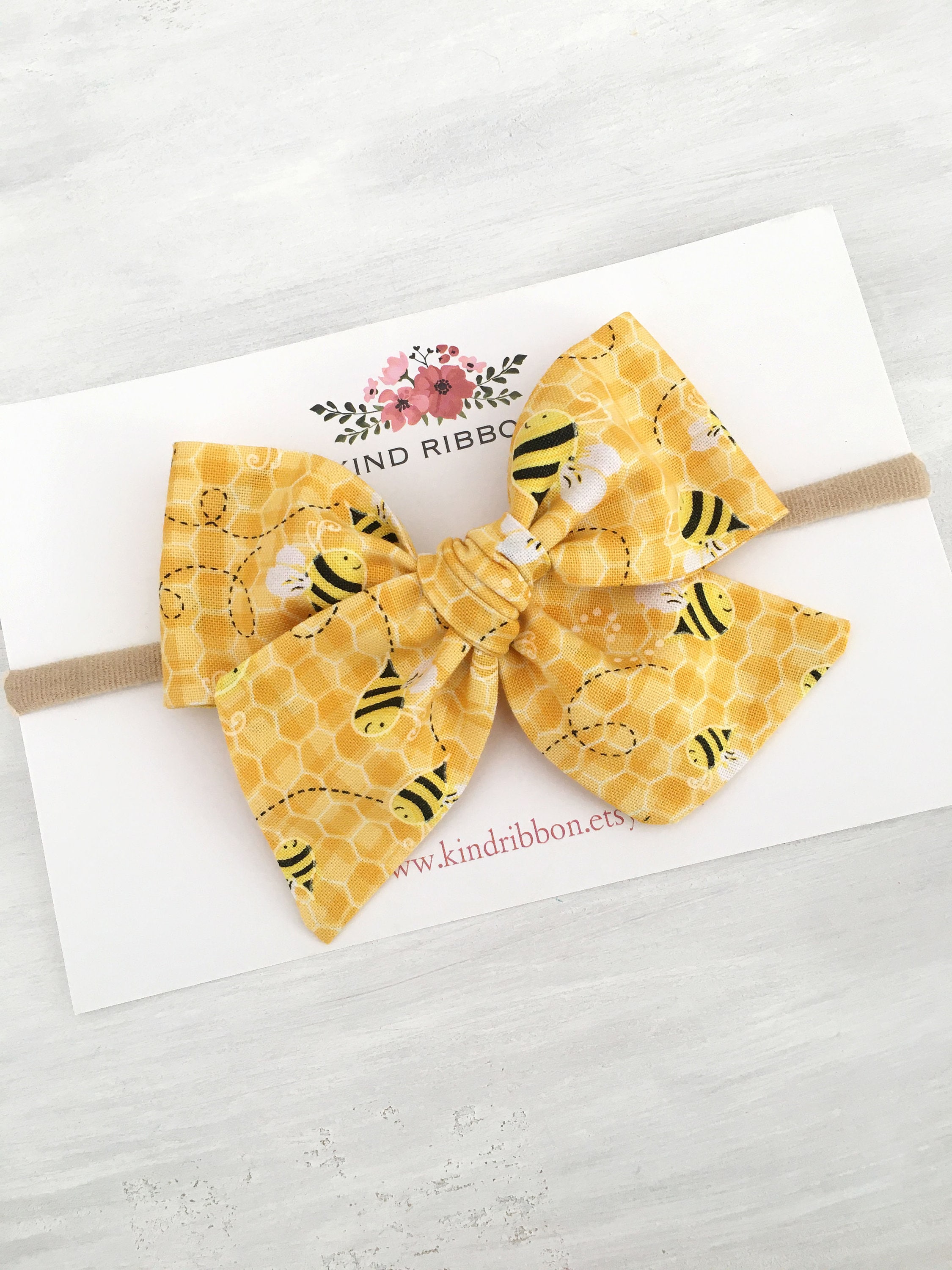 Bumble Bee Hair Bow Honey Bee Hair Bow Bee Hair Bow Bee | Etsy