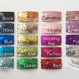 Solid Color Glitter Snap Clips Girl Hair Clip Toddler Hair | Etsy