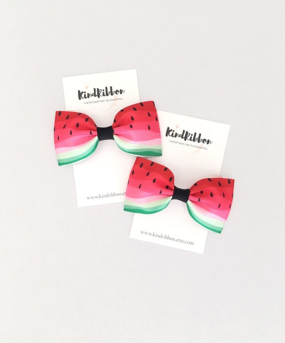 Watermelon Hair Bow Baby Watermelon Headband Watermelon Hair - Etsy