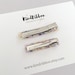 Glitter Resin Bar Hair Clips: Girl's Hair Accessories - Etsy