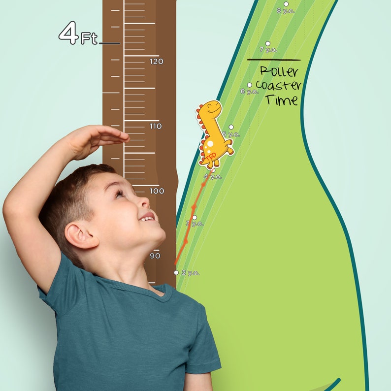 Watch Me Grow 1:1 Scale Percentile Growth Chart for Kids | Etsy
