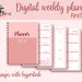 Undated Digital Planner Cute Goodnotes Planner Pink Life - Etsy