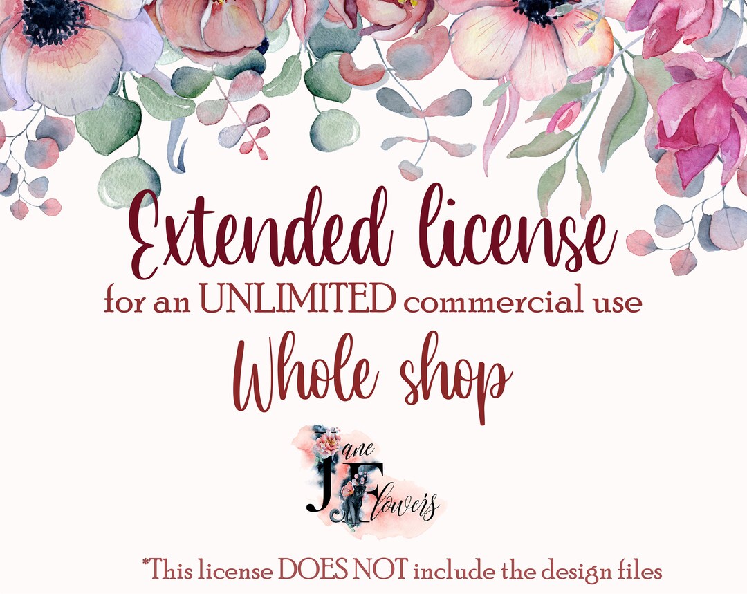 Whole Shop Unlimited Commercial License, Extended License - Applies to ...