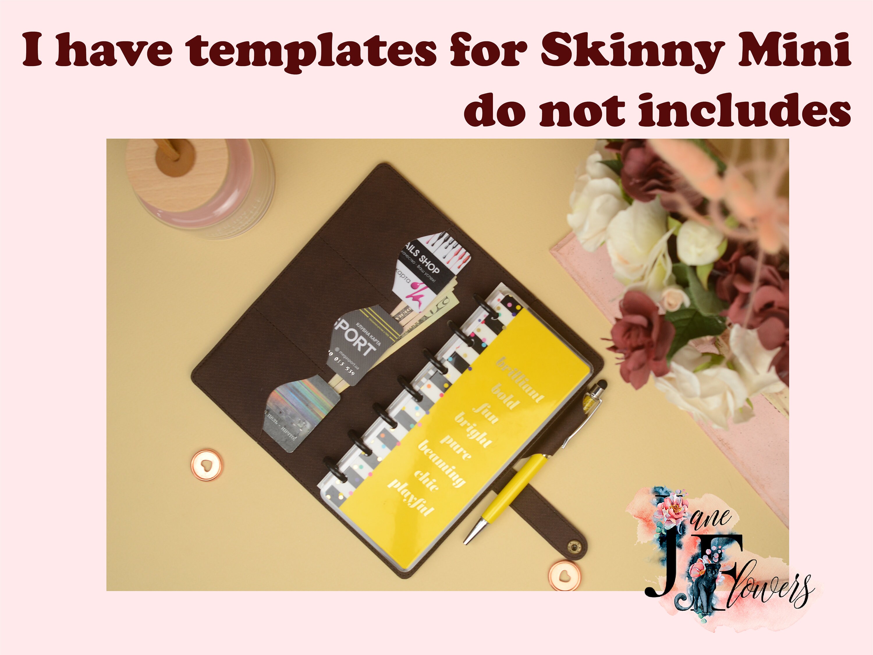 DIY Minimalist Happy Planner Cover for Micro Notes, Cute Leather ...