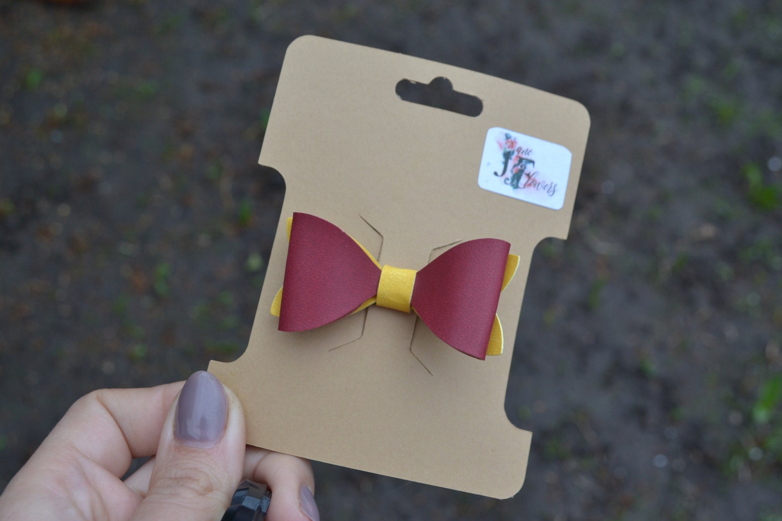 Hair Bow Card Svg Hair Bow Card Template Bow Display Card - Etsy