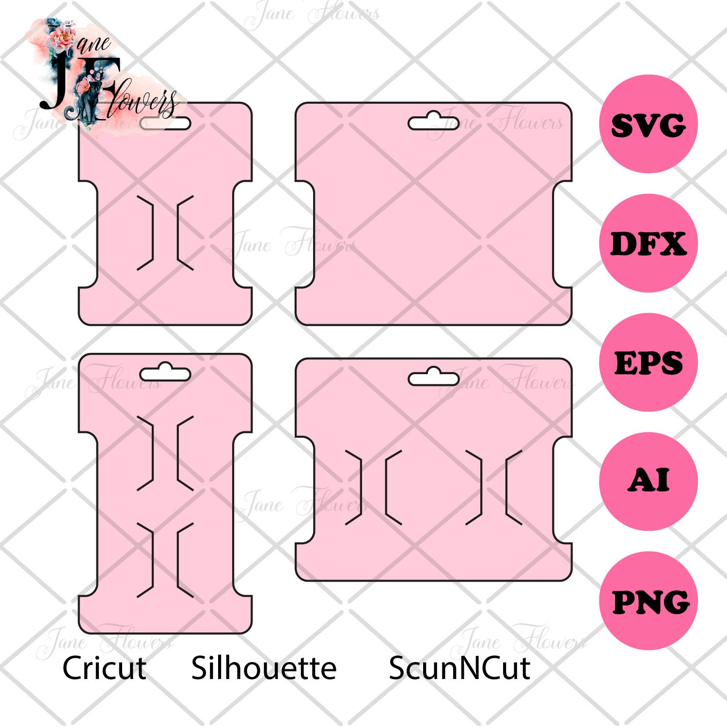 Editable Bow Card Holder Bundle Double Bow Card Template | Etsy Canada