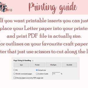 A7 Planner Cover Template: Pink Printable Inserts (SVG, PDF, DXF) - Etsy