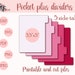 5 Side Tabs for Pocket Plus Dividers Templates SVG, Planner Tabs ...