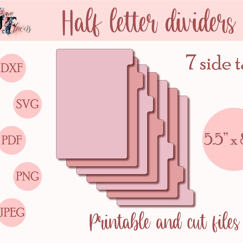 Letter Divider Template - Etsy