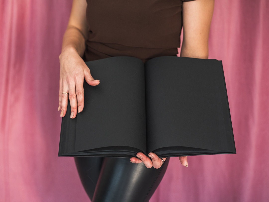 Large Grimoire Journal A4, Thick Book of Shadows, Spell Book, Faux ...