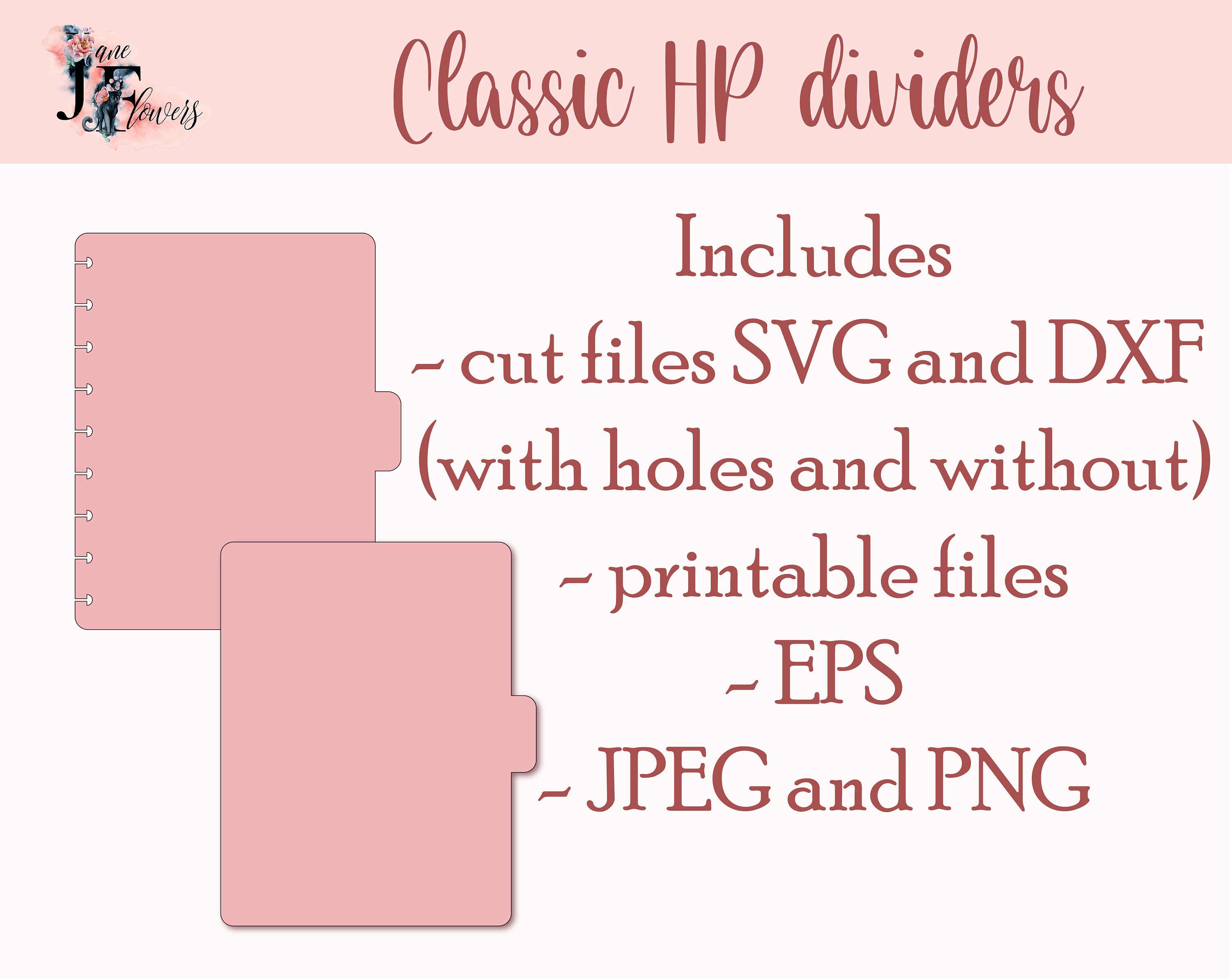 DIY Dividers for Classic Happy Planner, Divider Pages for Happy Planner ...