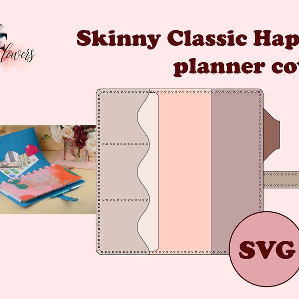 Happy Classic Planner Cover Svg - Etsy