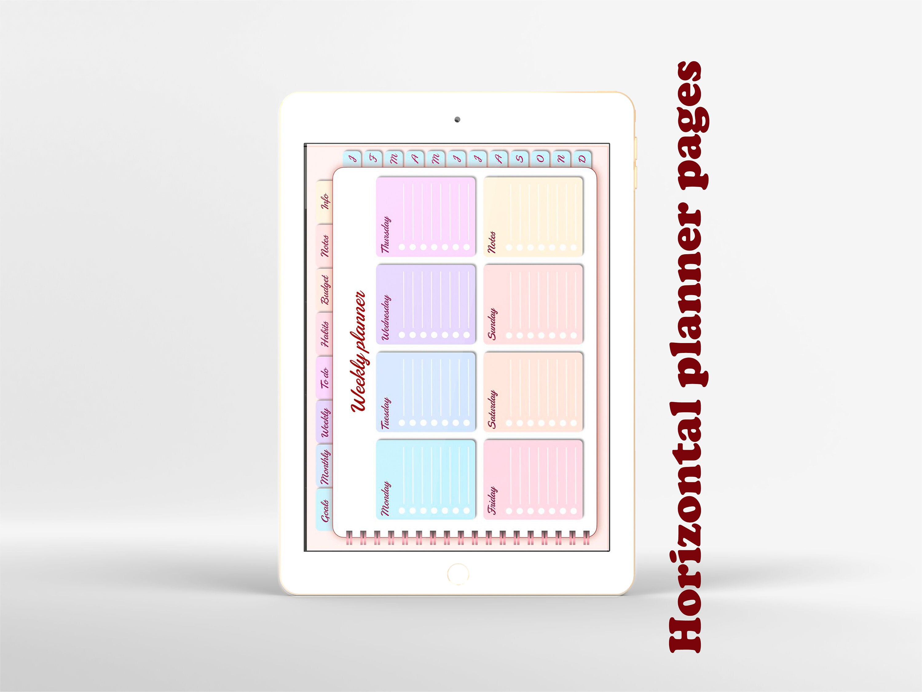 Undated Digital Planner for Goodnotes 2023 Goodnotes Planner - Etsy