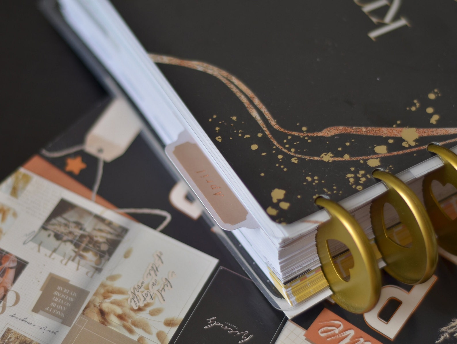 DIY Monthly Bookmarks for Classic Happy Planner, Printable Disc Bound ...