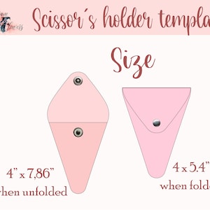 Scissors Pouch SVG, Scissors Holder, Scissors Case Pattern, Scissors ...