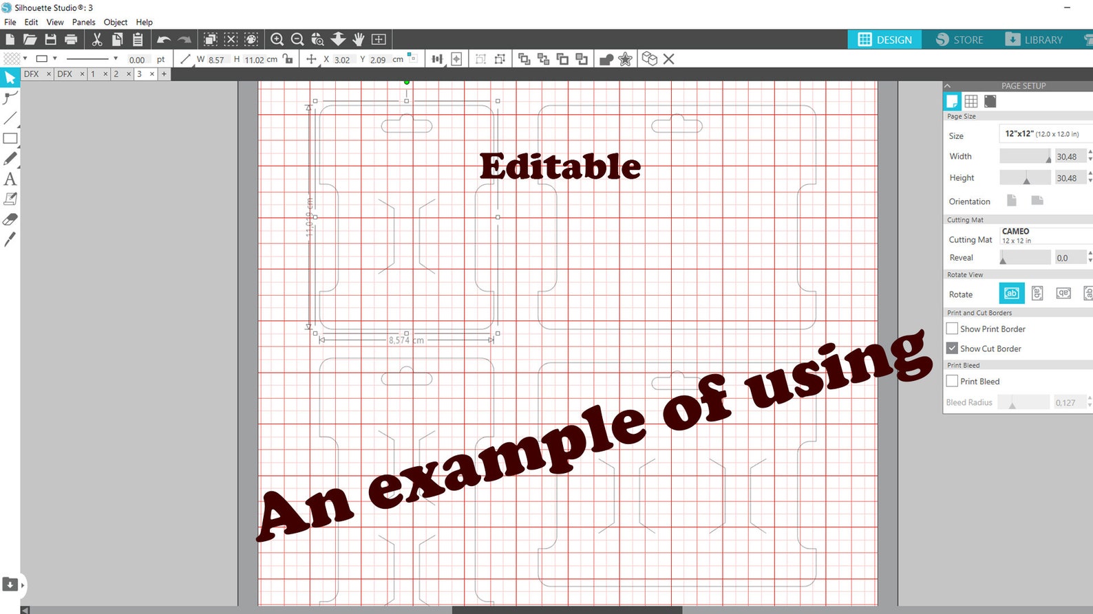 Editable Bow Card Holder Bundle Double Bow Card Template - Etsy