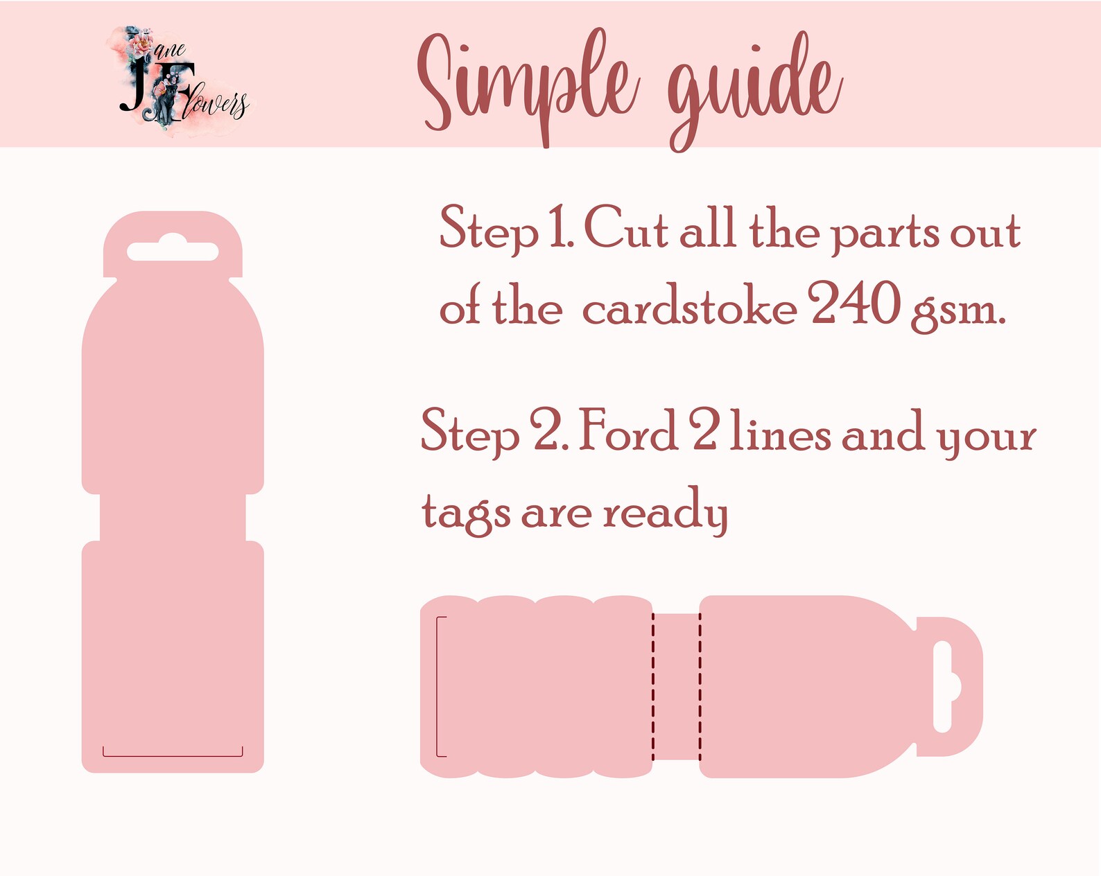 Scrunchie Display Card Template, Scrunchie Tag SVG, Headband Holder ...