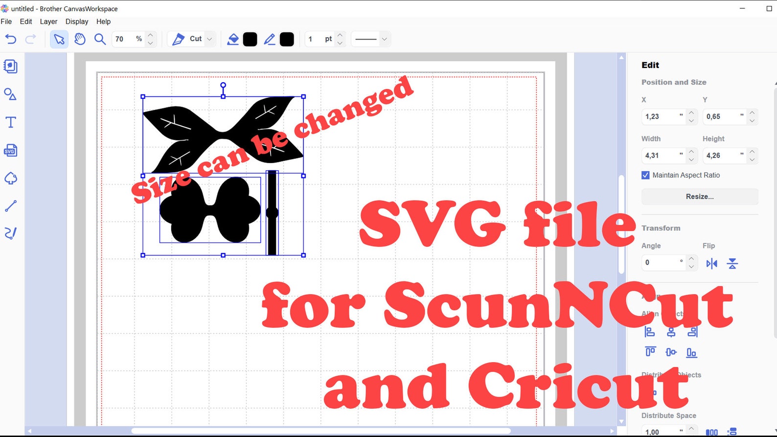 Fancy Bow Template SVG DXF PDF Flower Bow Template Cricut - Etsy
