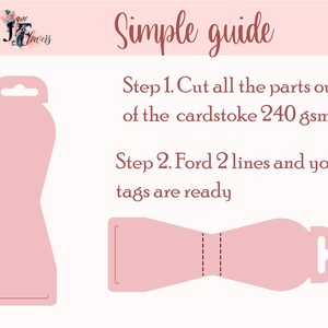 Scrunchie Display Card Template, Scrunchie Hang Tag SVG, Headband ...