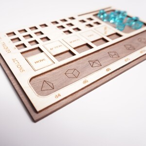 Dnd Spell Slot Player Deck | Wood Dnd Dice Dungeons and Dragons for All ...